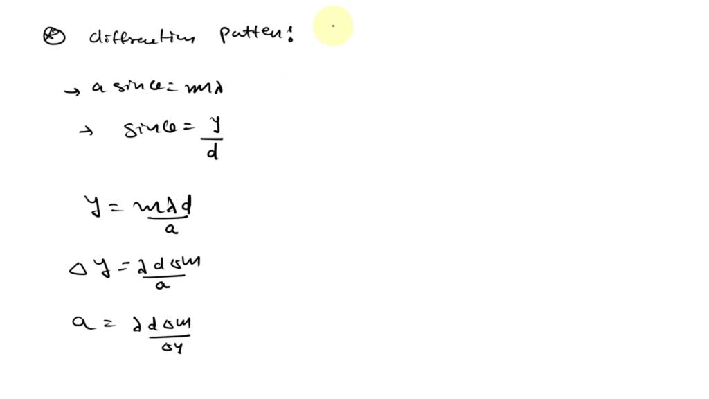 SOLVED: The distance between the first and fifth minima of a single-slit diffraction pattern is ...