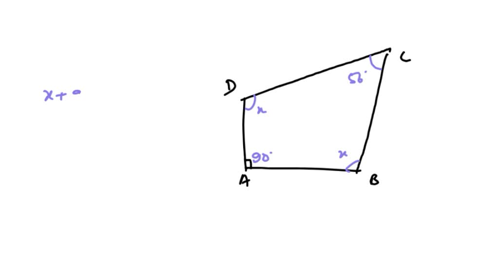 SOLVED: "ABCD is a Quadrilateral, find the value of 'x'. Pls help me with this question..... Q7 ...