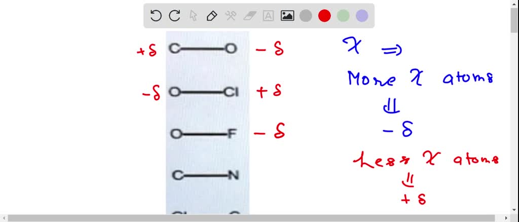 SOLVED: Indicate the direction of polarity of each of the following ...