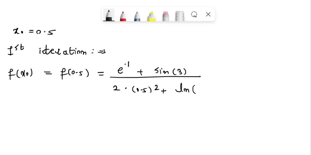 SOLVED: Please prove the Newton's method part. 20. Consider the problem ...