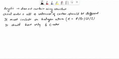 draw the skeletal structure of a neutral acyclic molecule with one ...