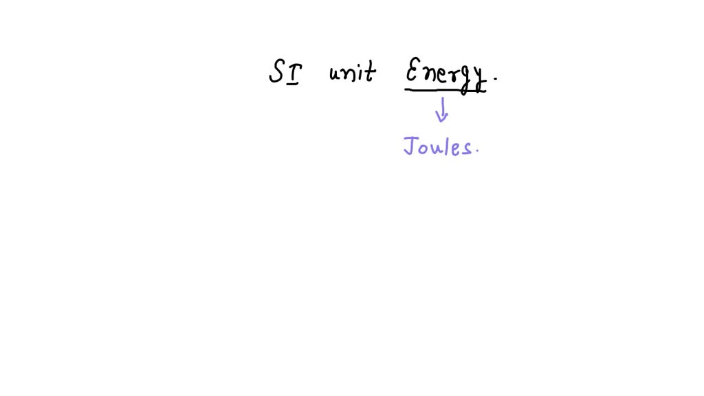 SOLVED: What is the symbol and SI unit of gravitational potential ...