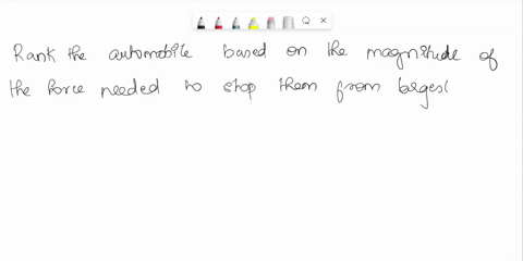 Part A Rank these cars on the basis of their speed a short...