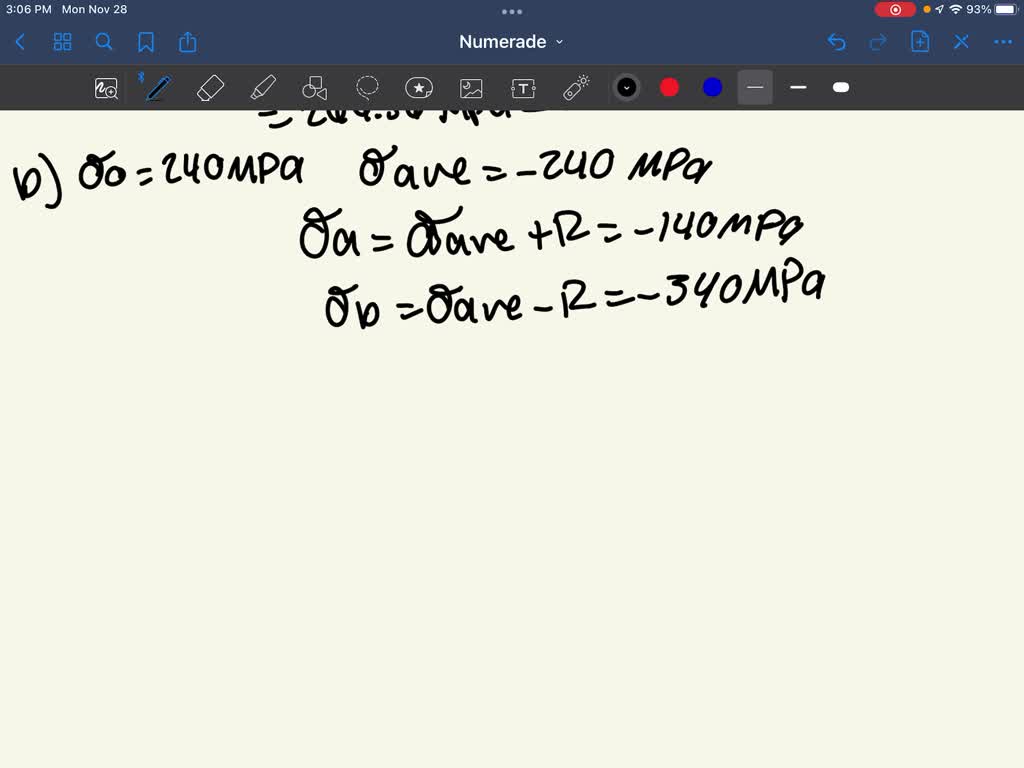 7.81 The state of plane stress shown occurs in a machine component made ...