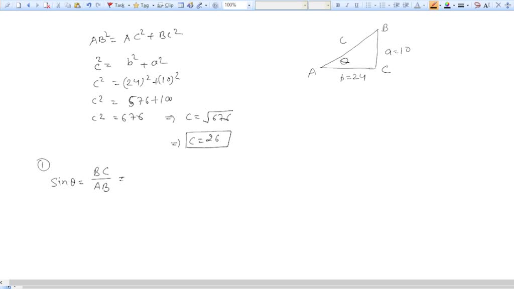 SOLVED: "First use the Pythagorean theorem to find the exact length of the missing side Then ...