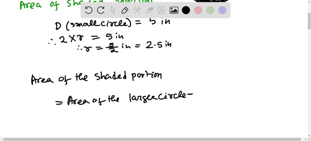 SOLVED: Mathnasium Math Literacy Test SThe radius of the big circle is ...