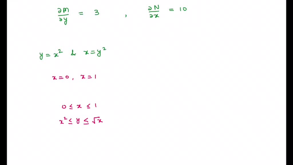 SOLVED: Use Green's Theorem to evaluate the line integral along the ...