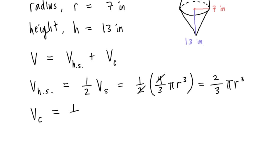 SOLVED: A solid sphere is cut into two hemispheres, from one a largest ...