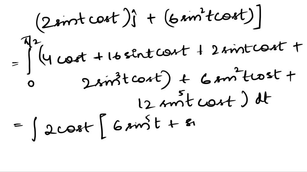 SOLVED: point) If C is the curve given by r (t) = (1 + 5 sin t) i + (1 +4= sin? t)j+ (1+3sin"t) k,0