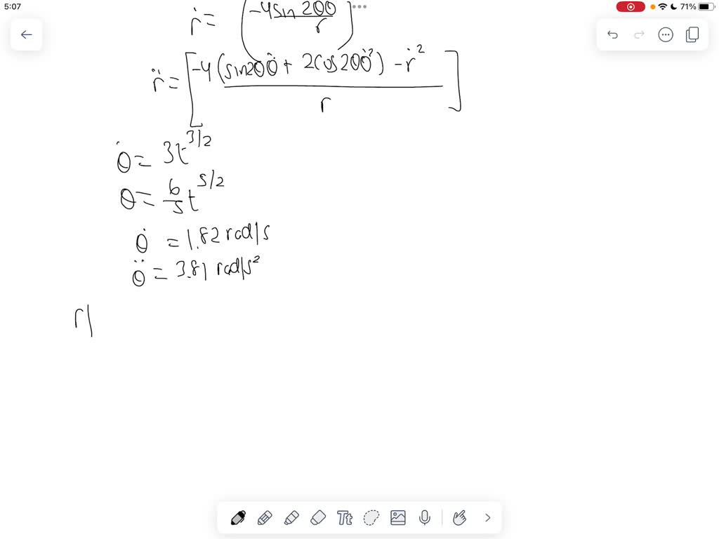 SOLVED: The peg moves in the curved slot defined by the lemniscate, and ...