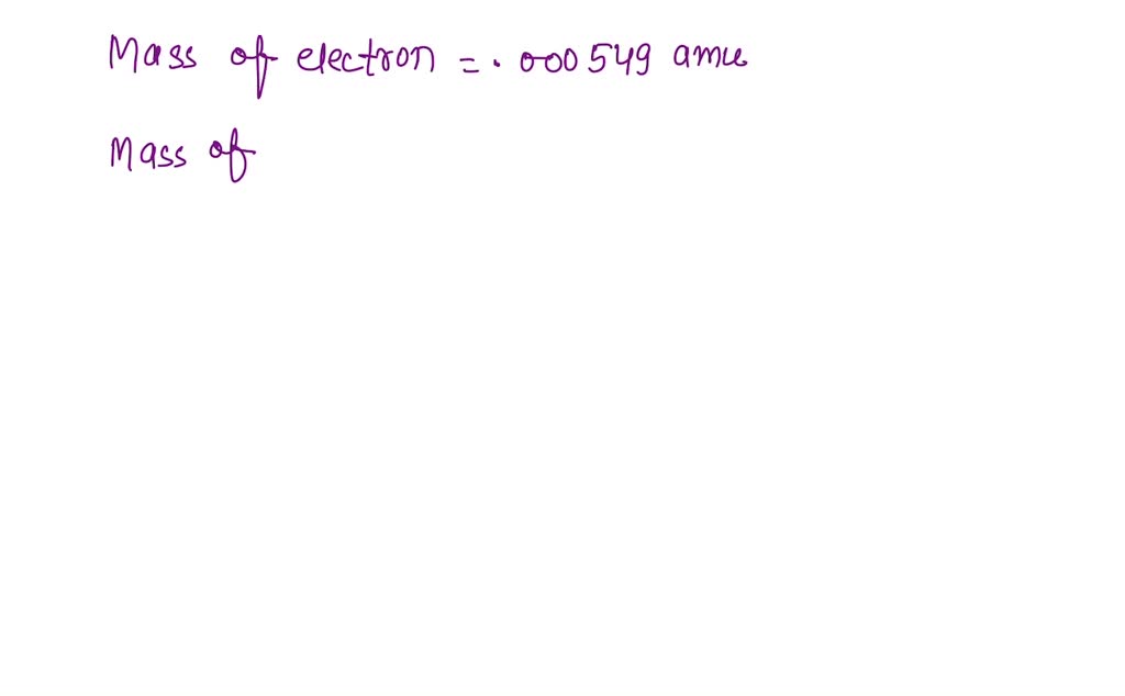 SOLVED: Which particle in the following list has a rest mass equal to ...