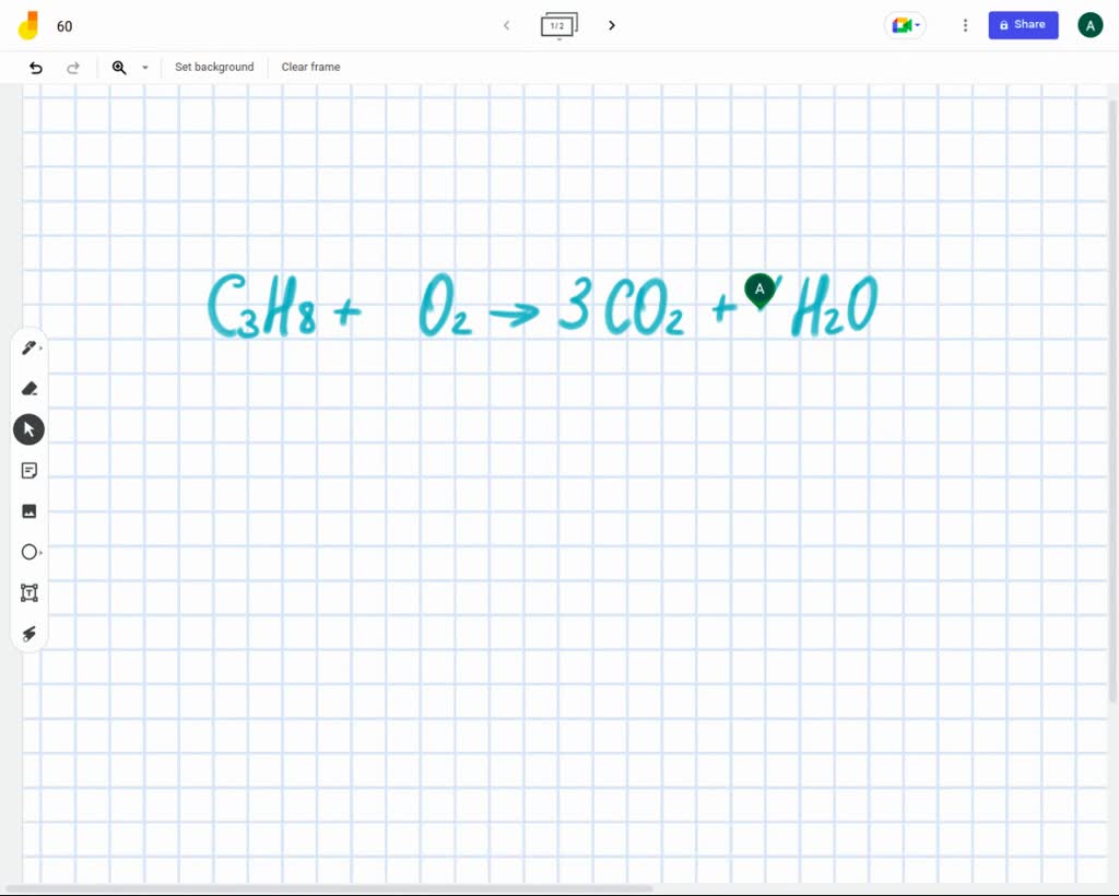 SOLVED: Propane, C3H8, burns to produce carbon dioxide and water by the ...