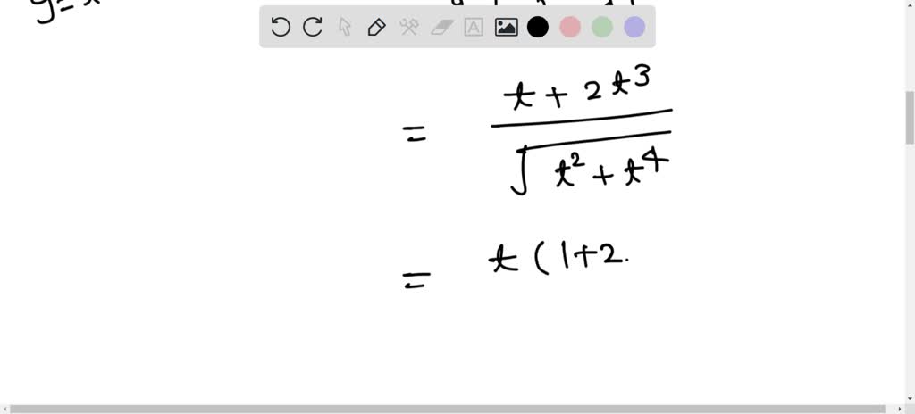 SOLVED: df Find using the chain rule and direct substitution. dt flx, y) = Vxz+yZ , y = t2, X=t ...