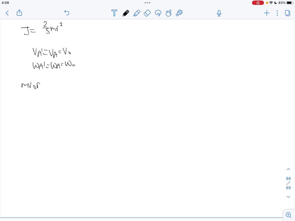 SOLVED: A small rubber ball of radius r is thrown against a rough floor ...