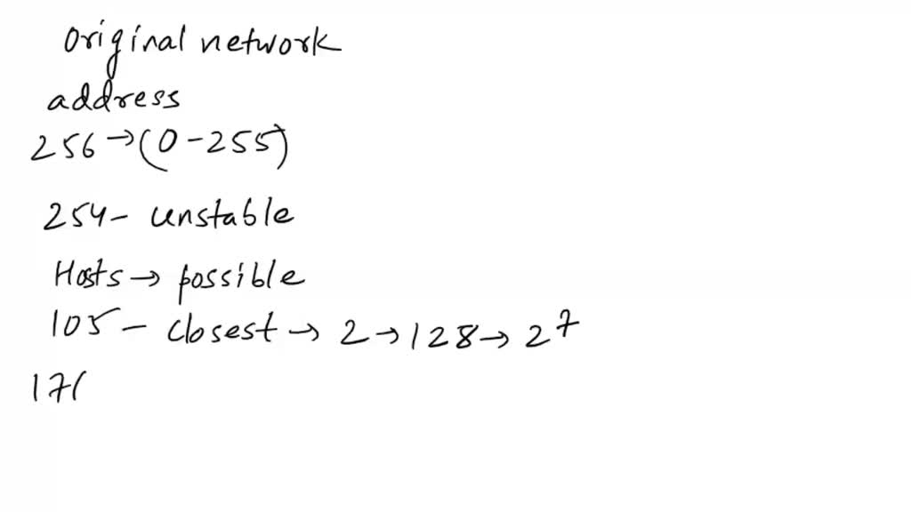 Solved You Are Assigned The Network Of 172 16 10 0 24 You Must Sub Divide The Network Using