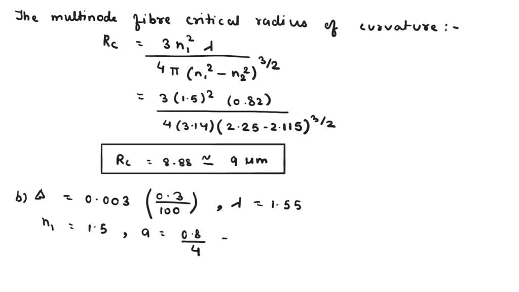 SOLVED: Optical Fiber Communication Systems By Lecturer Ansam Mohammed Homework: Two-step fiber ...
