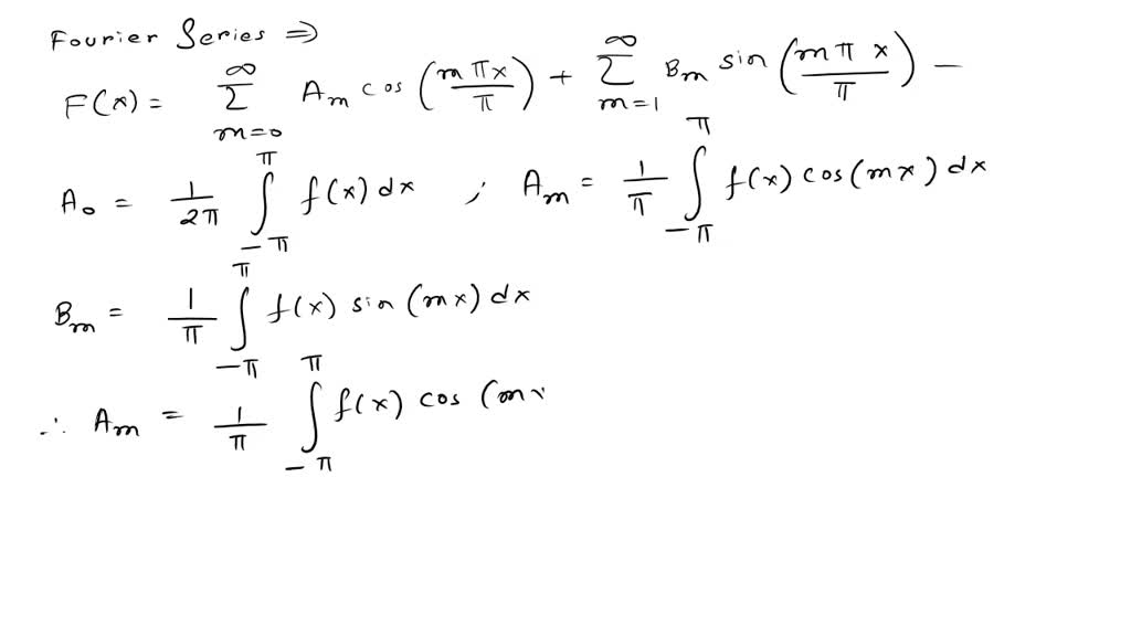 SOLVED: QI: (35 Mark) Determine the Fourier series to represent the ...