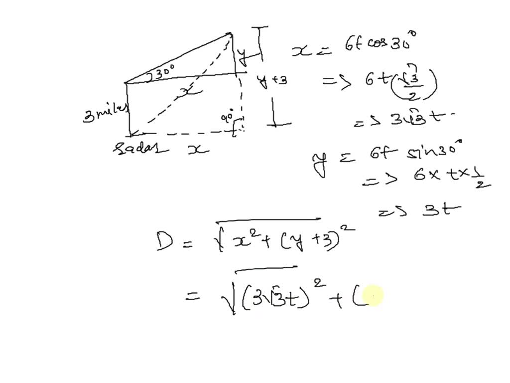 SOLVED: An airplane, flying at a constant speed of 360 mi/hr and ...