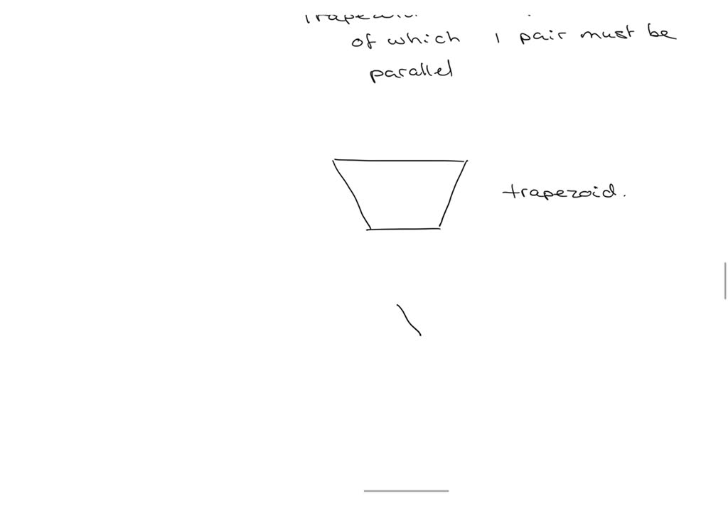 SOLVED: My brain isn't working right now. What shape is a trapezoid ...