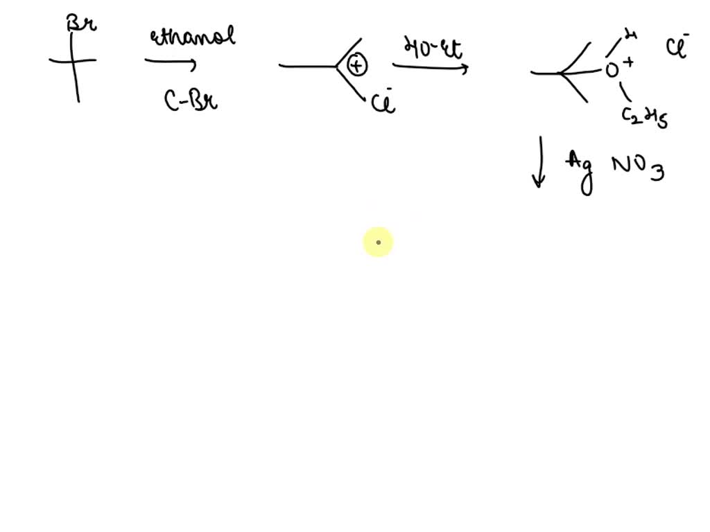 SOLVED: 2-bromo-2-methylpropane was reacted with a solution of silver ...