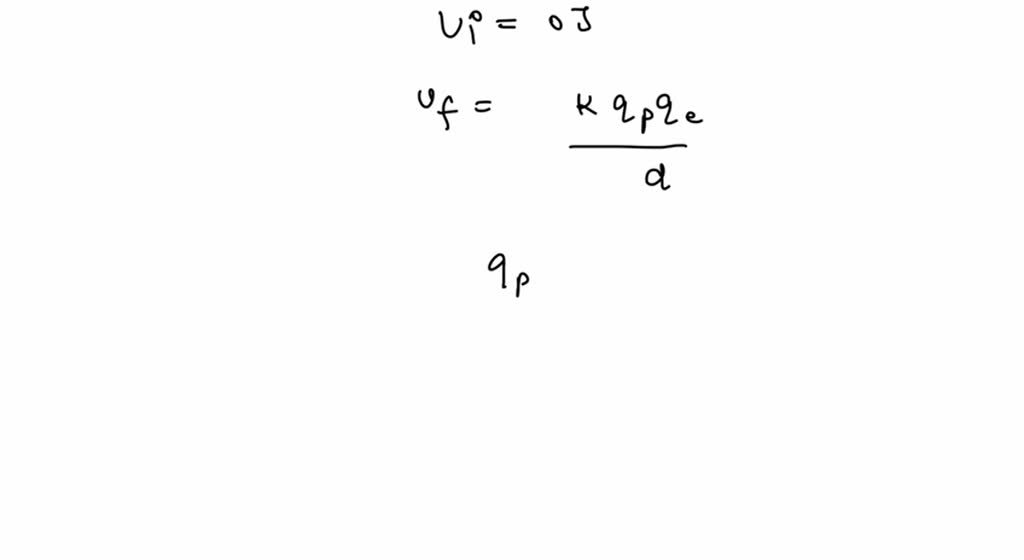 Solved An Electron And A Proton Are Initially Very Far Apart