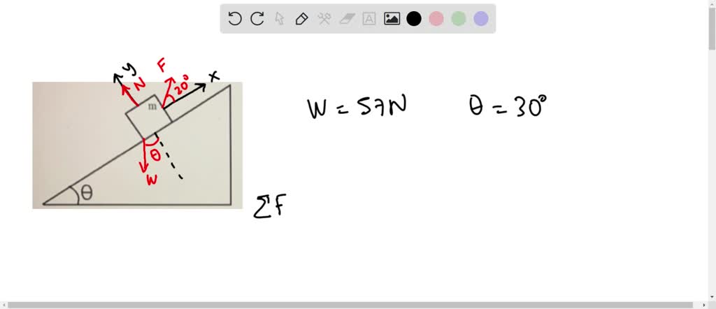 SOLVED: A ramp leading to the entrance of a building is inclied upward ...