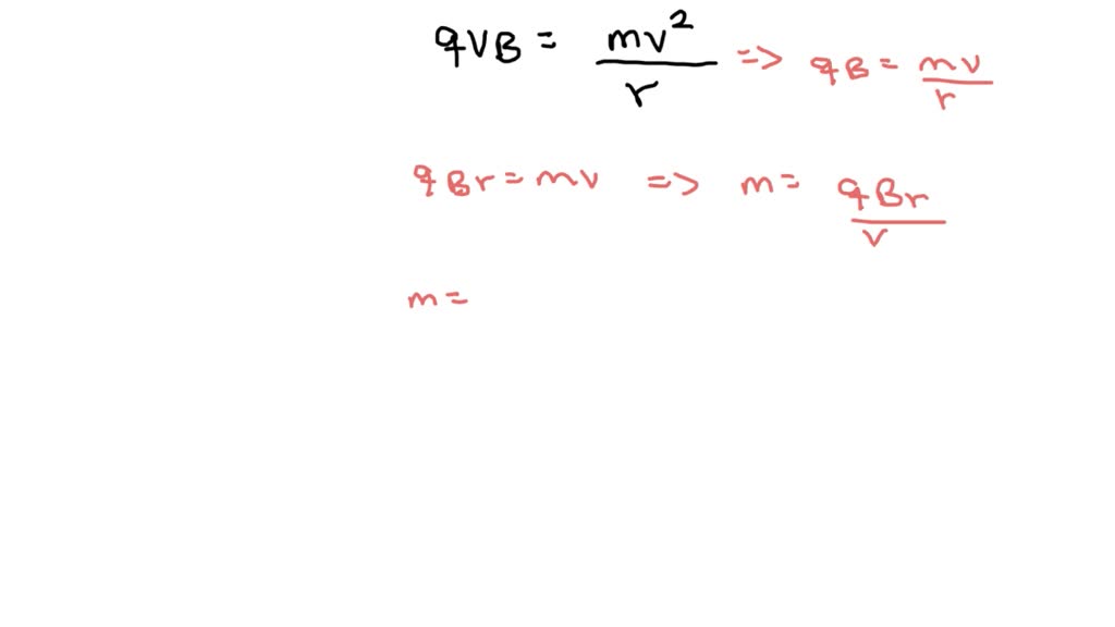 SOLVED: A charged particle enters a uniform magnetic field and follows the circular path shown ...
