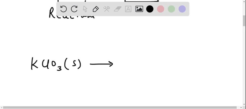 SOLVED: Write the balanced equation for the reaction of solid potassium ...