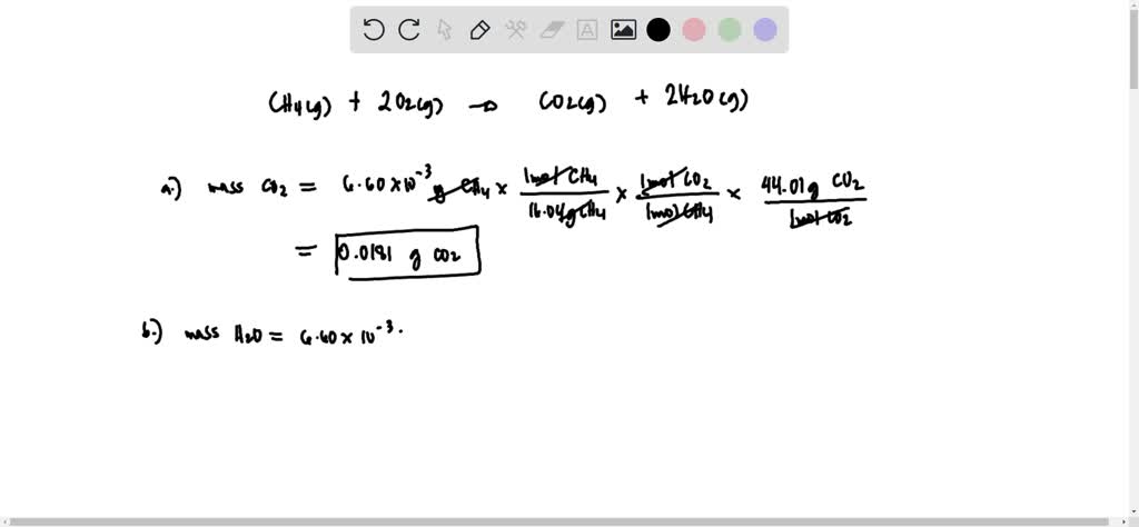 SOLVED: When methane (CH4) burns, it reacts with oxygen gas to produce ...