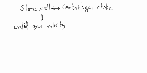 What are the causes of stonewall in a centrifugal compressor...