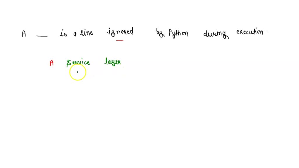 31 10 Points What Signifies The End Of A Statement Block Or Suite In Python A End B A
