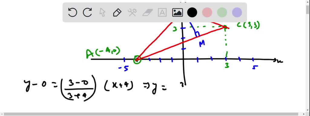 SOLVED: The points represent the vertices of a triangle. (a) Draw ...