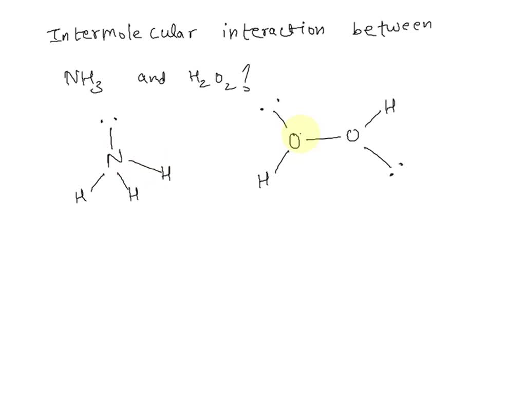 SOLVED: What kind of intermolecular forces act between an ammonia ...