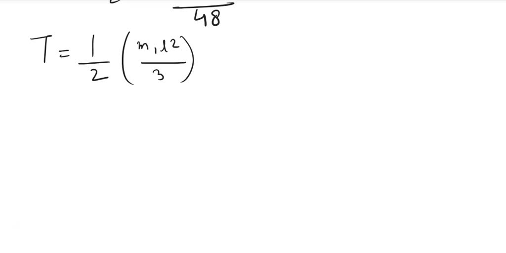 SOLVED: Use Lagrange's method to derive the differential equations of motion in matrix form. 5 ...