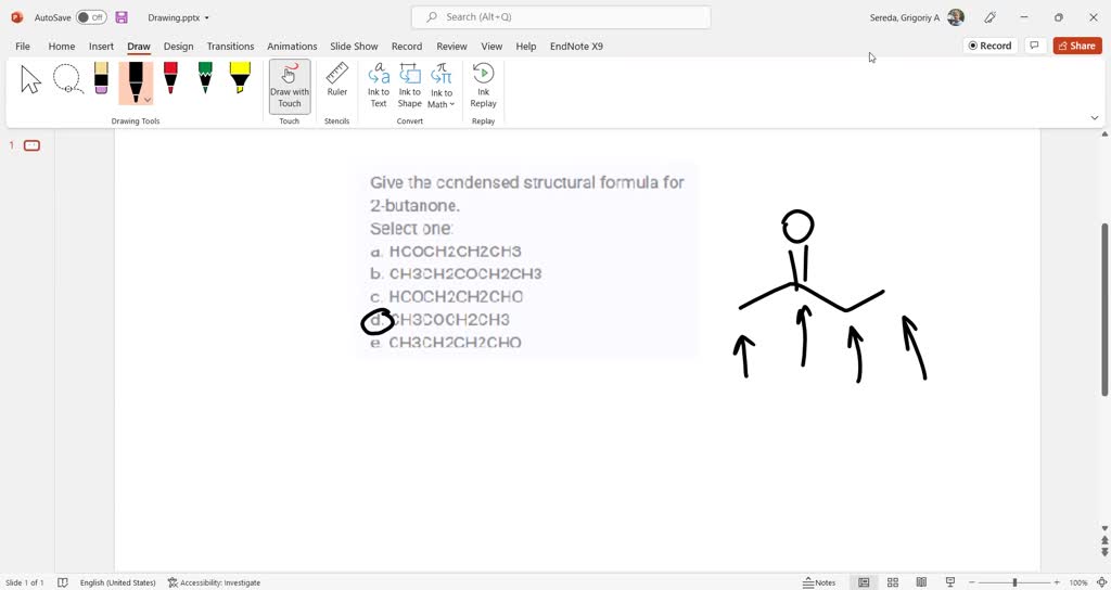 SOLVED: Give the condensed structural formula for 2-butanone. Select ...