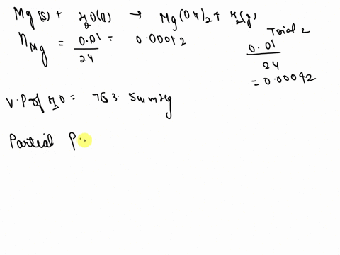 SOLVED: Text: Determination of the Ideal Gas Constant Molar Volume of a Gas EXPERIMENT G-325 ...