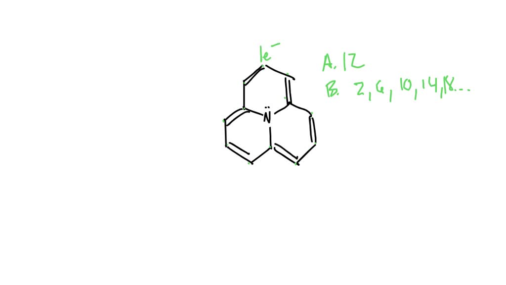 SOLVED: For each of the species below; identify any cyclic conjugated ...