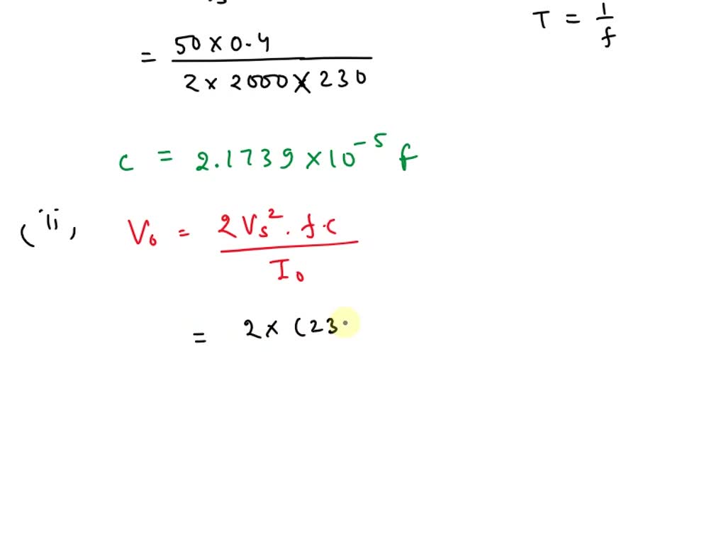A load commutated chopper fed from a 230V DC source has a constant load ...