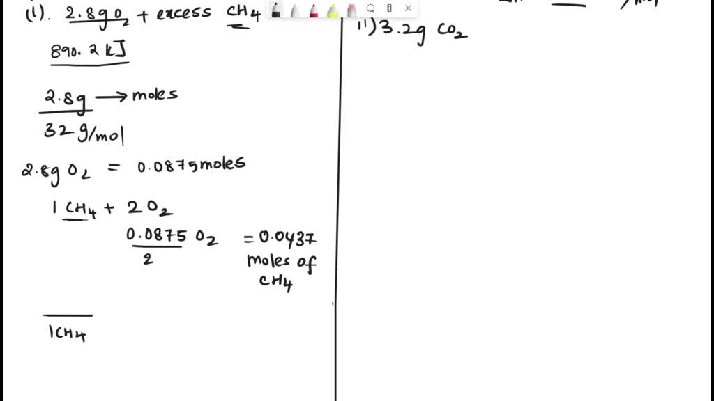 SOLVED: Consider the following reaction and its corresponding heat of reaction for the ...