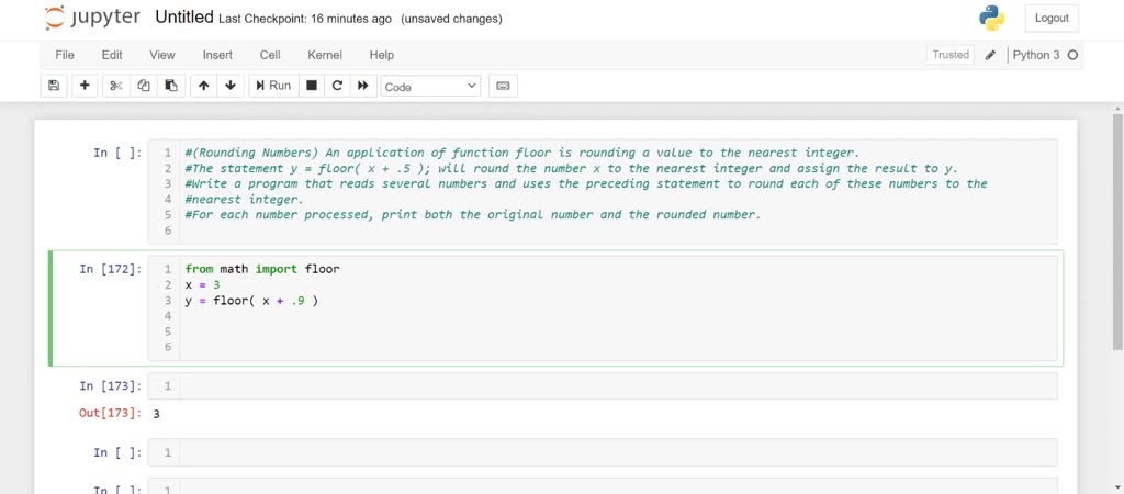 Solved Rounding Numbers An Application Of Function Floor Is Rounding