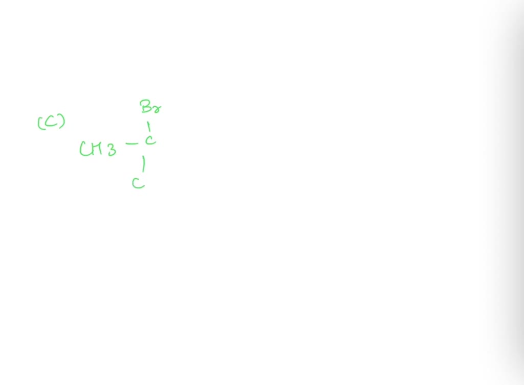SOLVED: 'What is the IUPAC name for the alkyl halide (haloalkane) , C-H ...