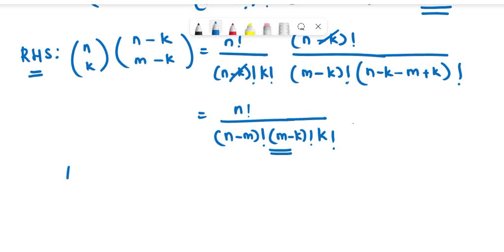 SOLVED: Exercise 13.1.4: Proving combinatorial identities: About Prove ... SOLVED: Exercise 13.1.4: Proving combinatorial identities: About Prove ...