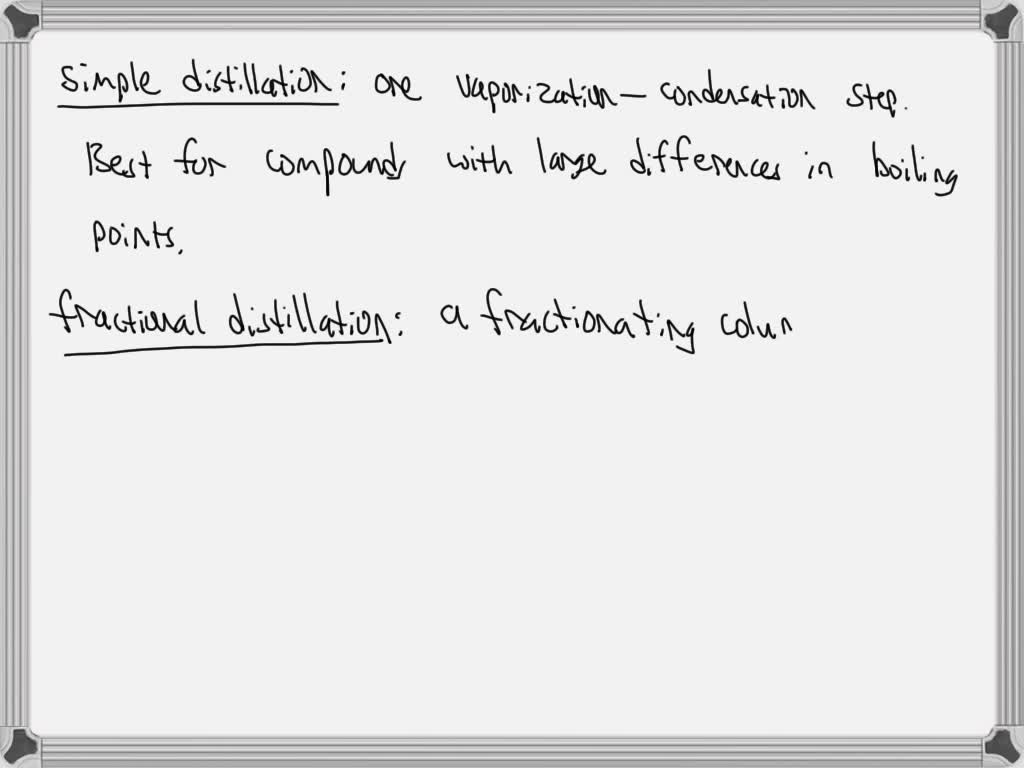 Solved Why Is Fractional Distillation A More Efficient Way To Separate A Hexane Toluene