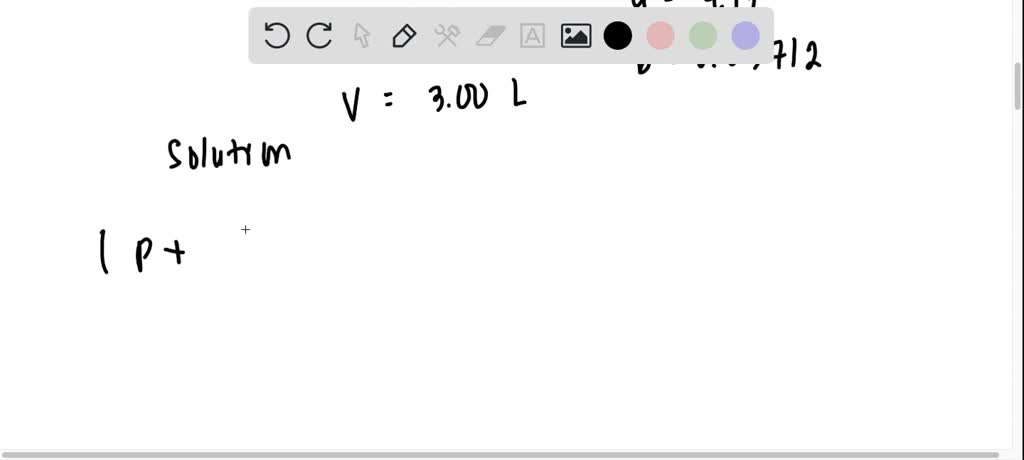 SOLVED: Use the van der Waals equation for real gases to calculate the pressure exerted by 1.00 ...