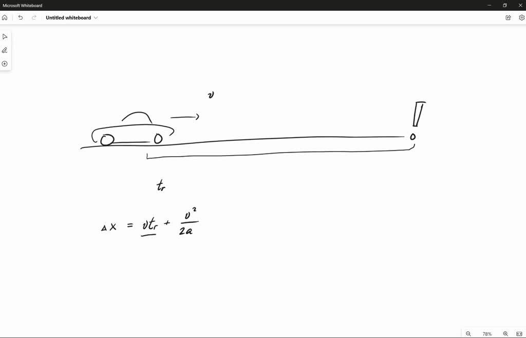 There are two factors that contribute to the total stopping distance ...