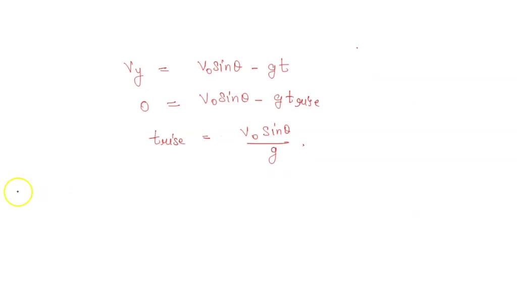 SOLVED: A baseball is thrown from a horizontal plane following a ...