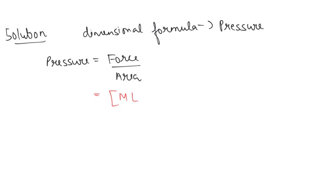 SOLVED: The dimensional formula for permeability ? is given by