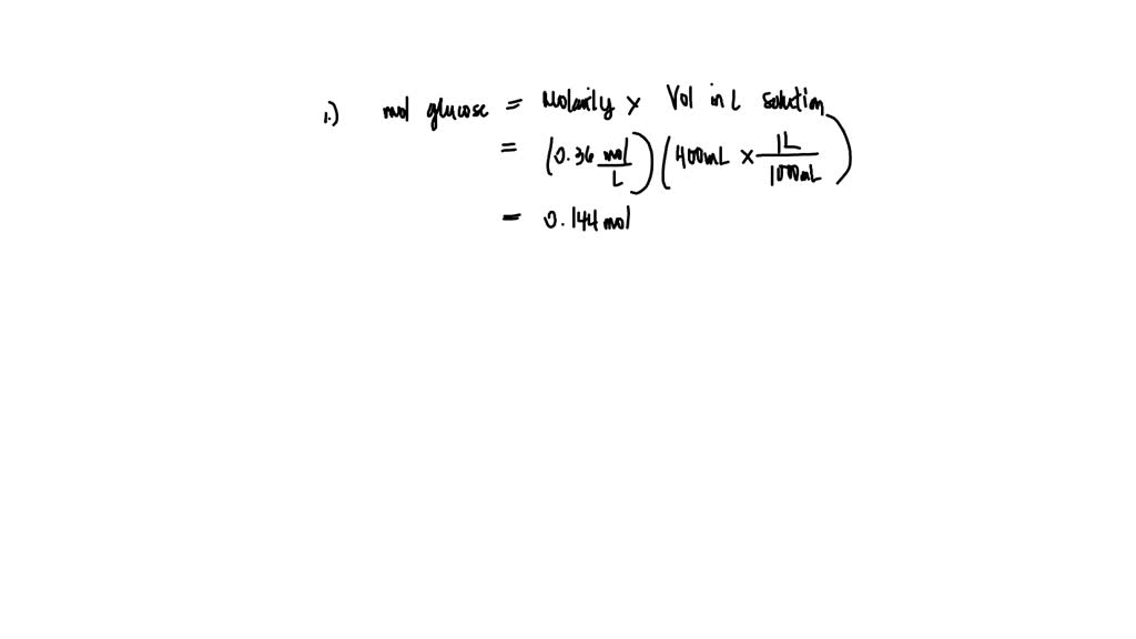SOLVED: Questions 1 Calculate the molar mass of glucose CgH12O6 ...