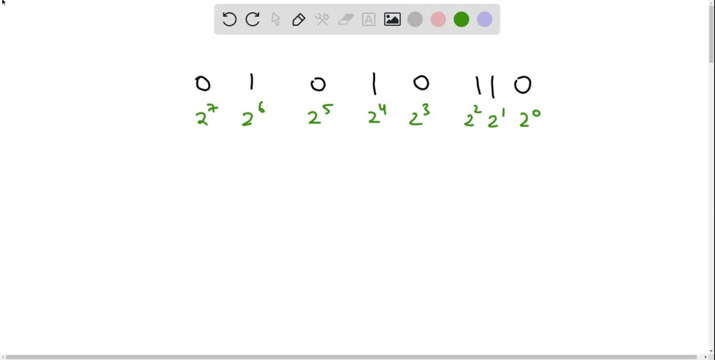 SOLVED: The ASCII code of letter V is 01010110. What is the decimal ...