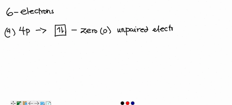 How many unpaired electrons are present in each of the...